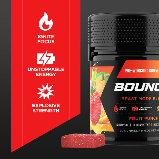 Pre-Workout Gummies - Fruit Punch Beast Mode – Bounce Nutrition