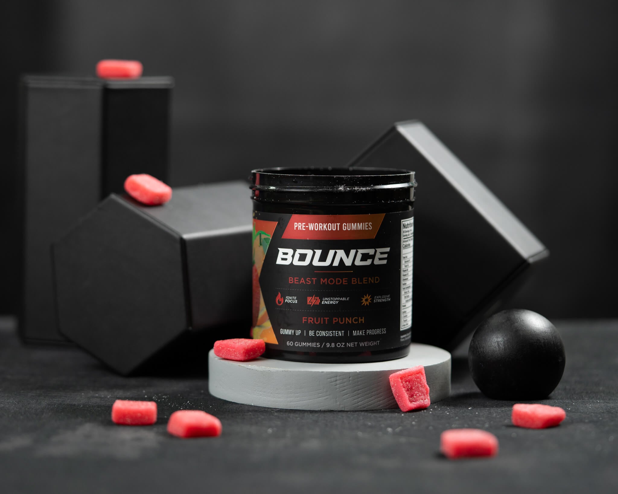 About Bounce Nutrition Pre-Workout Gummies
